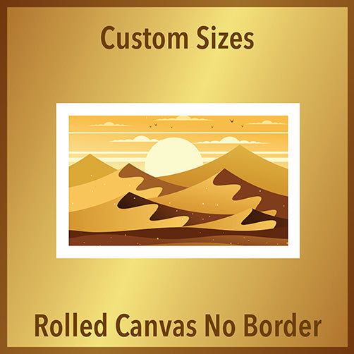 Rolled Canvas Custom Size No Extra Border CW7100 – The Giclee Factory